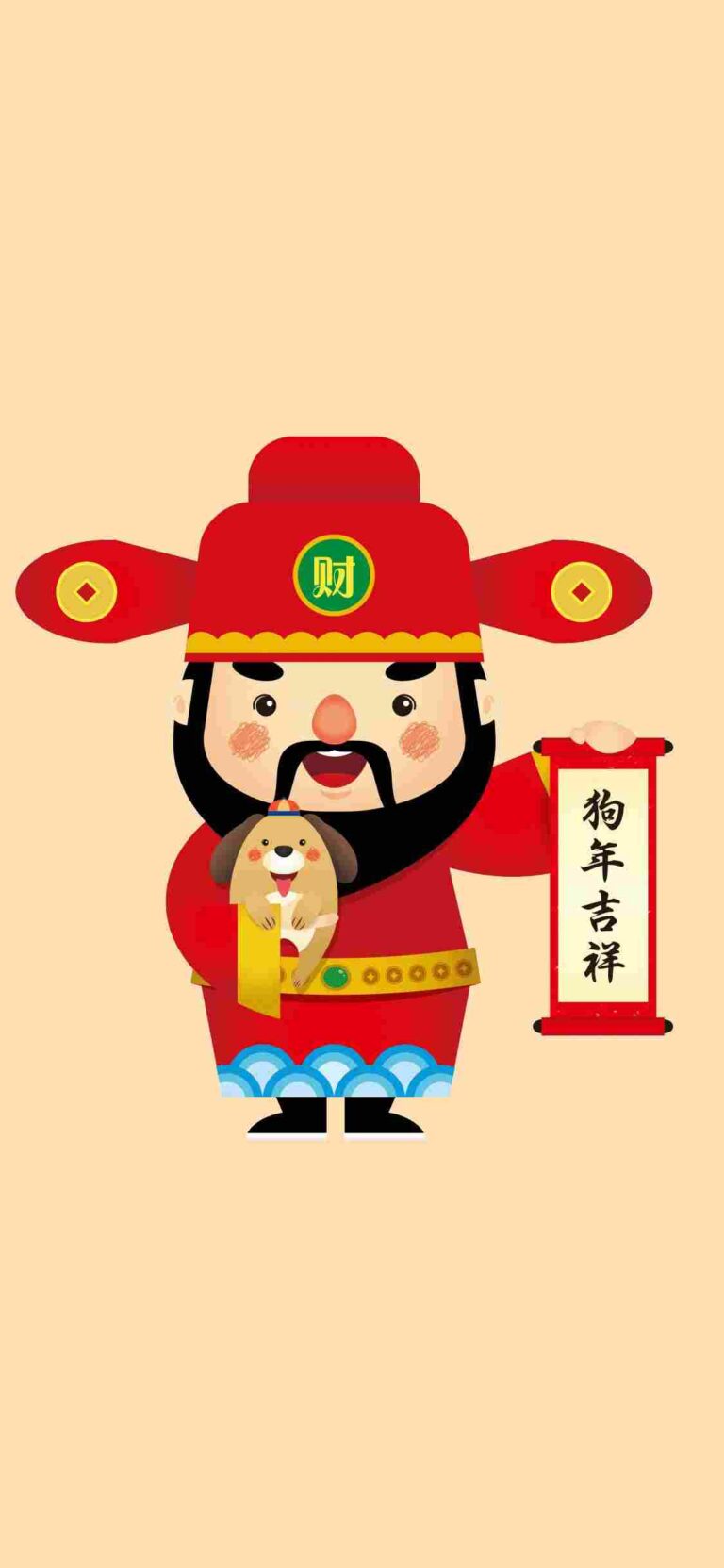 Bộ 90+ ảnh nền ông Thần Tài may mắn sẽ mang lại tài lộc